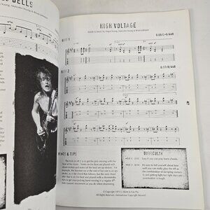 Accents | Acdc Guitar Tab Tablature Song Books Lot Sheet Music Best Of ...